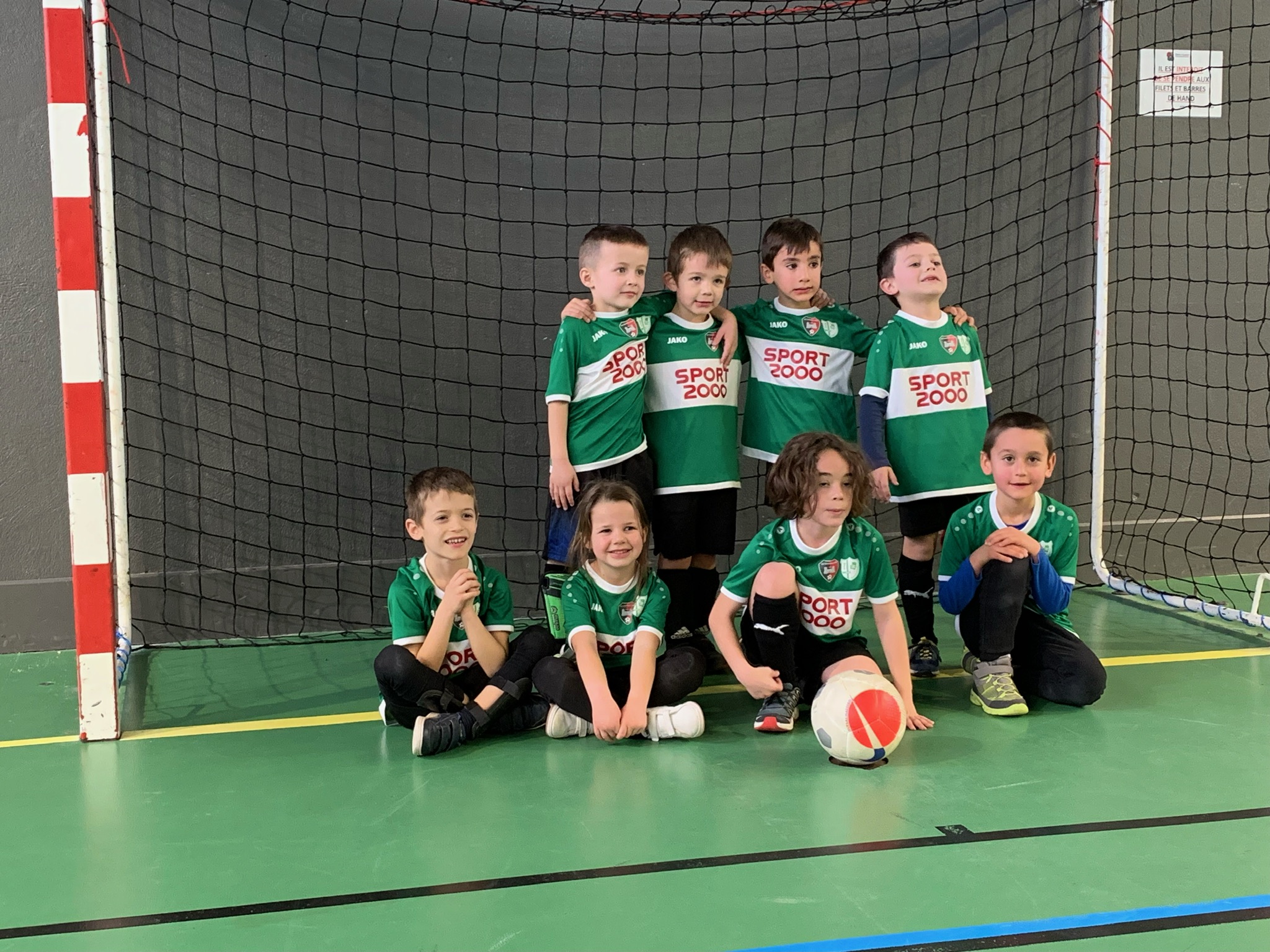 Nouveau plateau futsal pour les U7 - AS Chastelloise